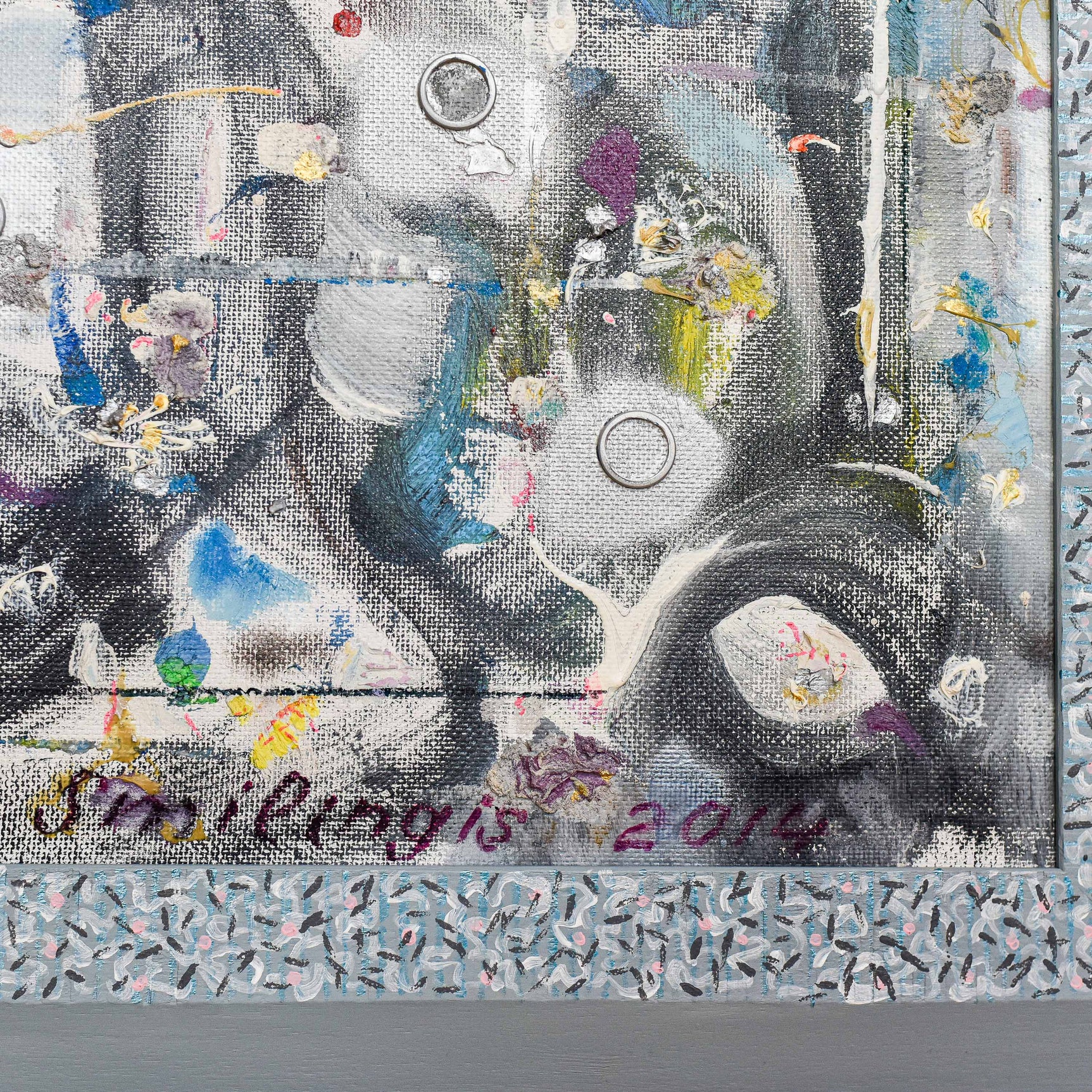 Large Abstract Painting | Grey – ART GODA