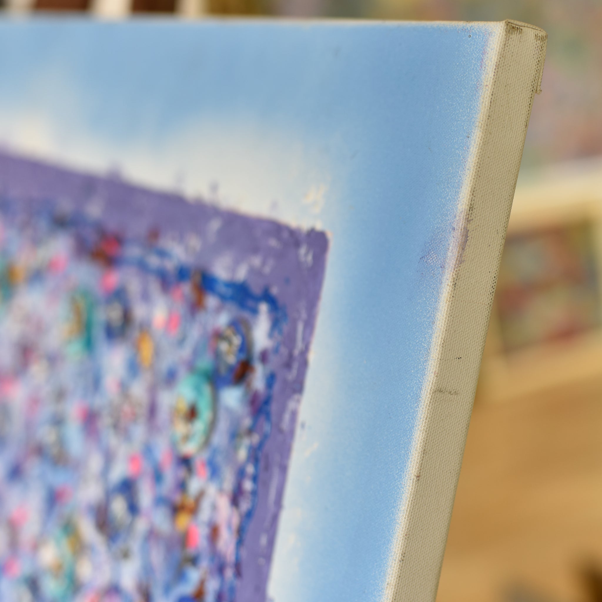 Abstract Painting | Square In Blue – ART GODA