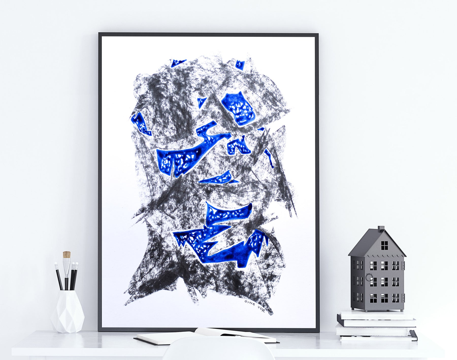 Abstract Charcoal Drawings | Buy Online – ART GODA