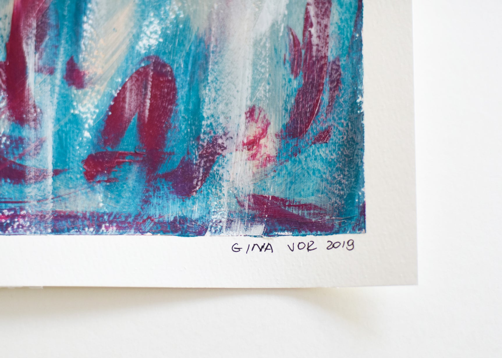 Original Abstract Painting | Waterfall 1 – ART GODA