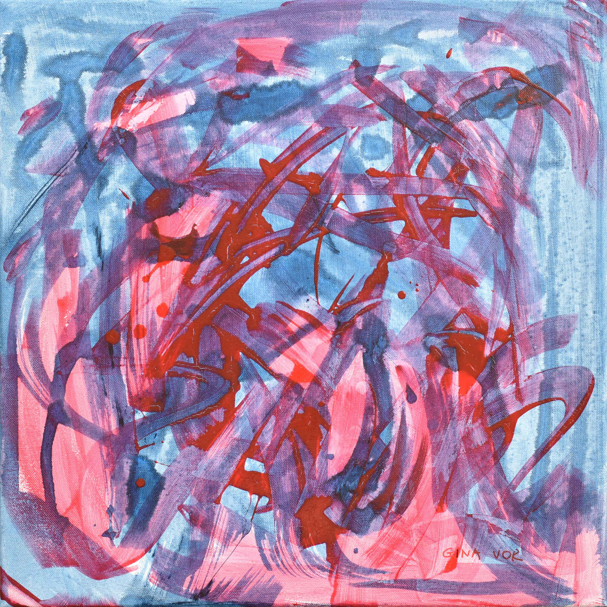 Abstract Painting | Aqua No. 1 – ART GODA