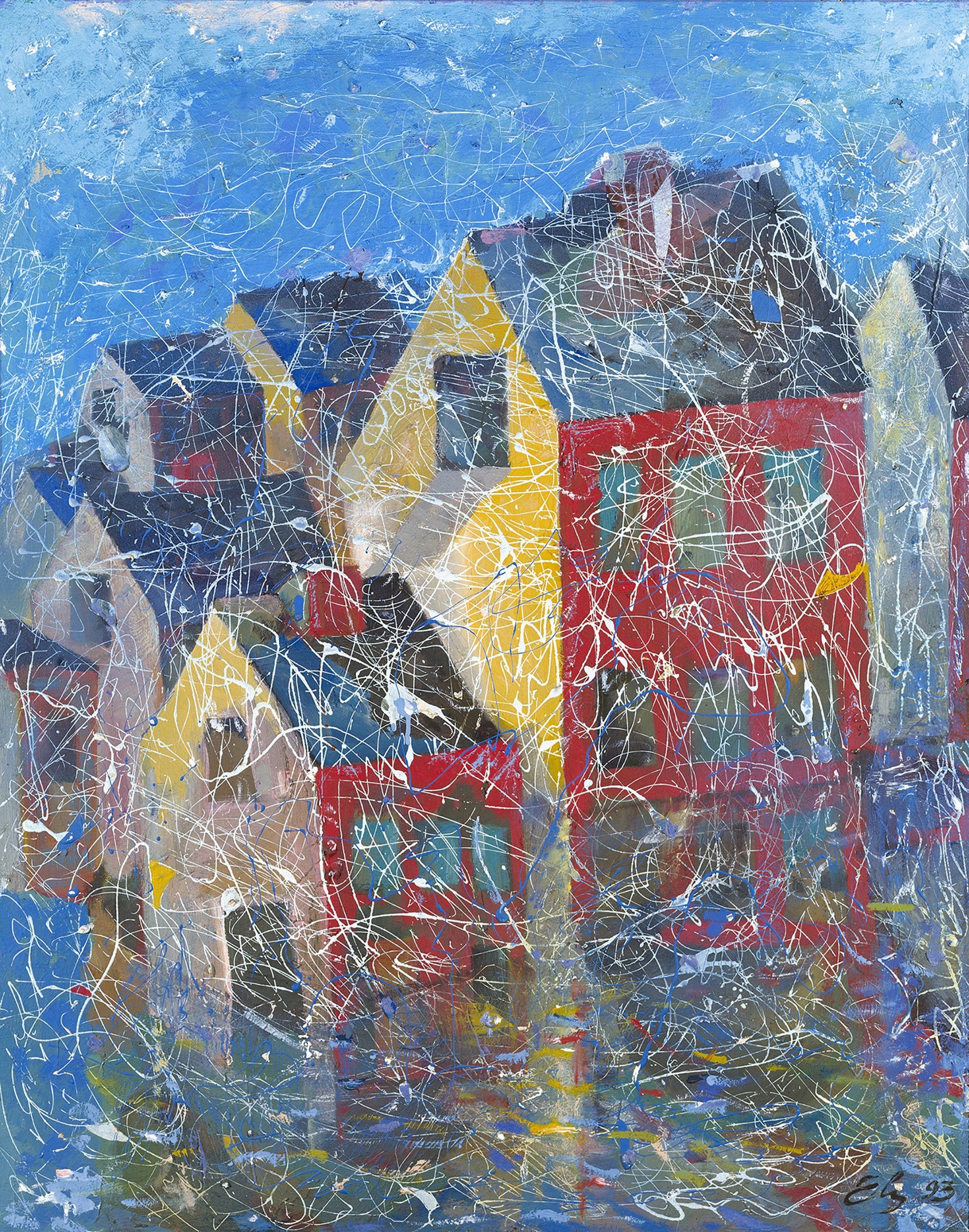 Art Print on Canvas | Flood | Buy Online – ART GODA